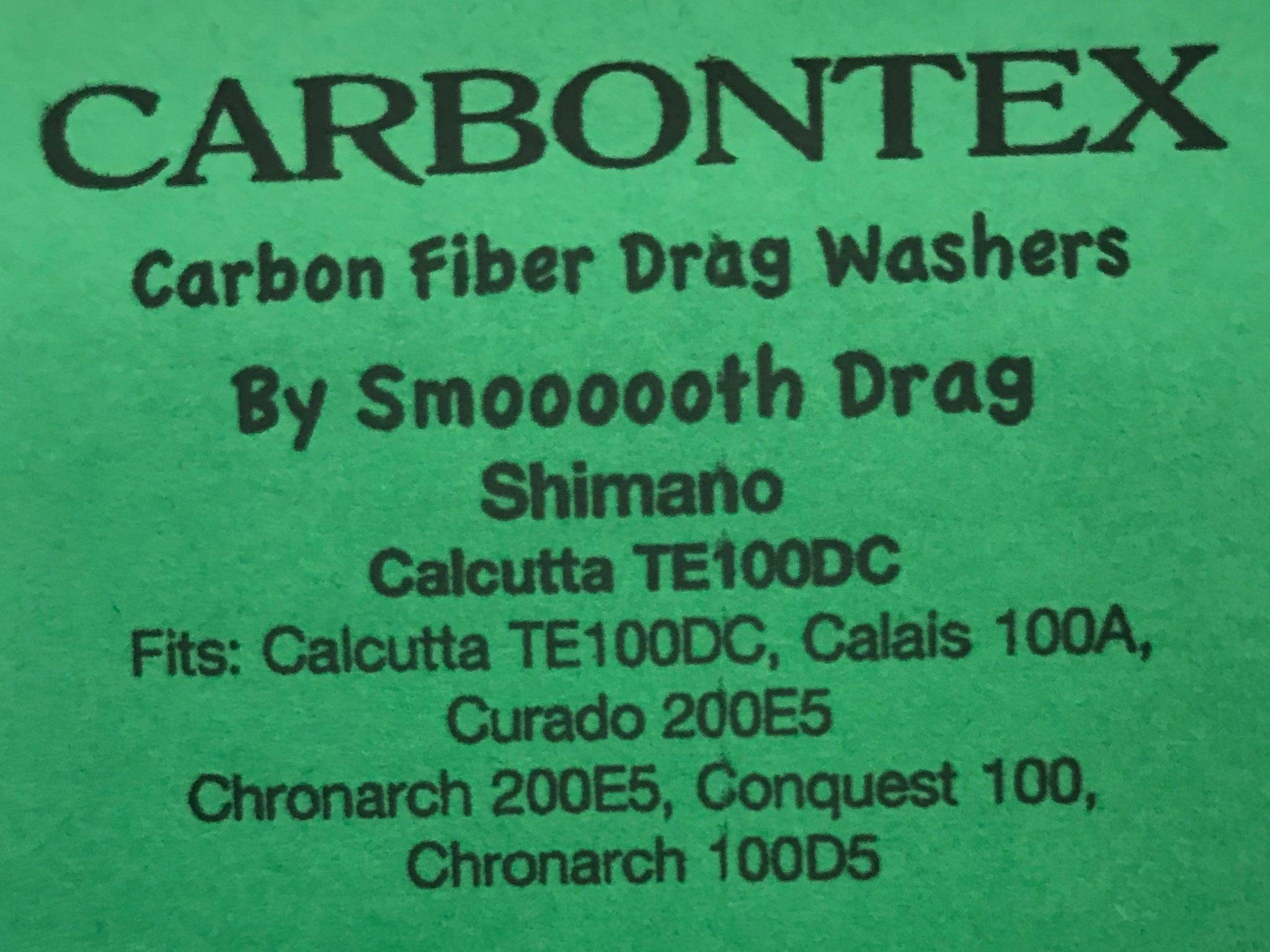 Carbontex Drag Washers — The Tackle Trap